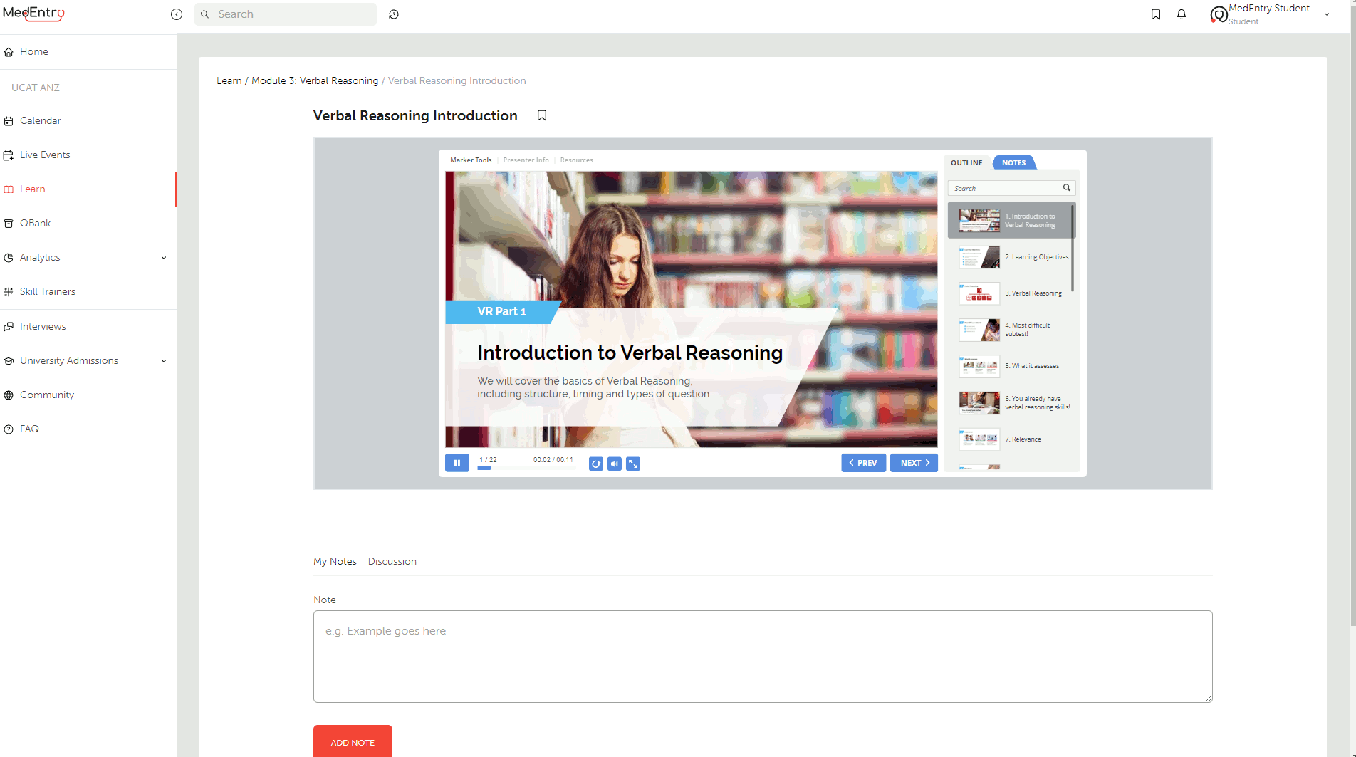 MedEntry | Online Learning Platform