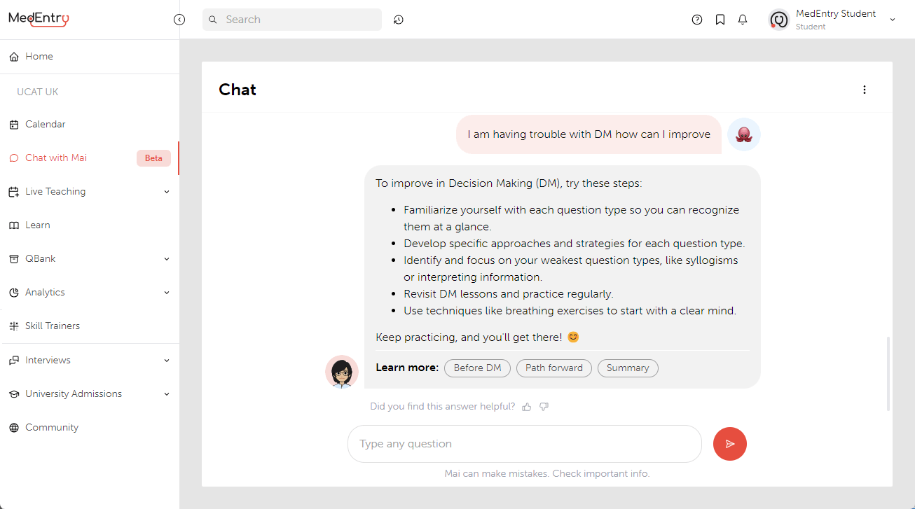 MedEntry | UCAT Preparation